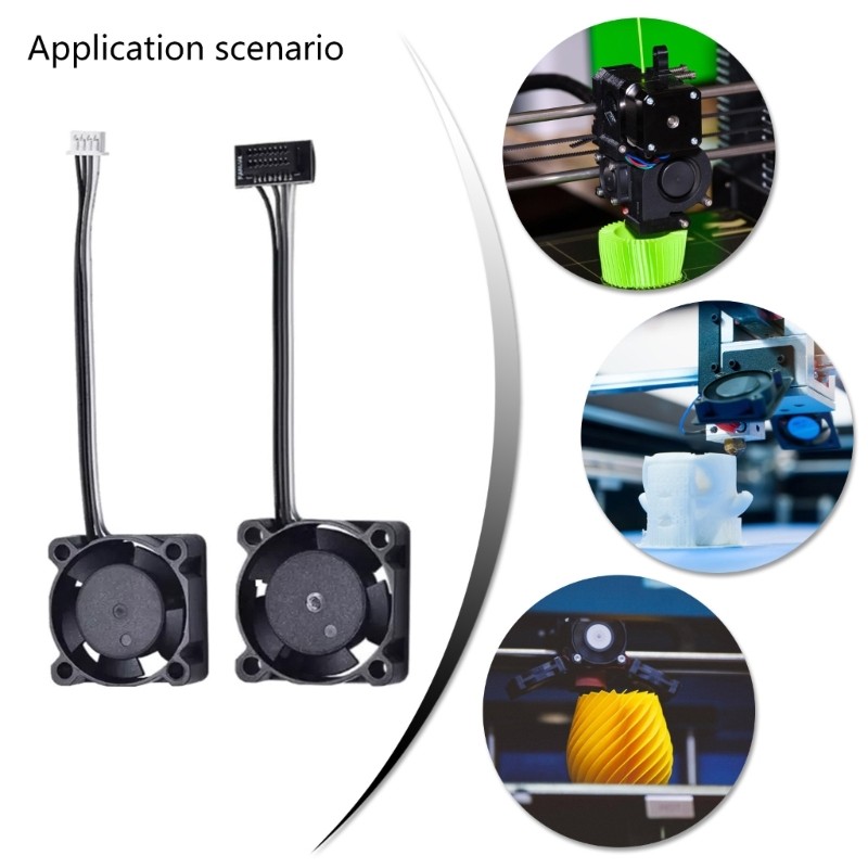 3D Printer Cooling Fan 25x25x10mm Blower Cooling Fan Hotend Extruder ...