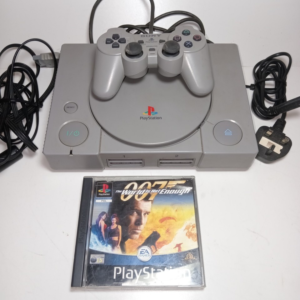 PlayStation 1 PS1 Console SCPH-7502 With Controller & Cables Tested And ...