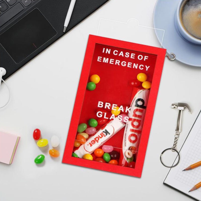 Funny Gift Emergency Box Create Self Defined Idea Jar Break in Case of ...