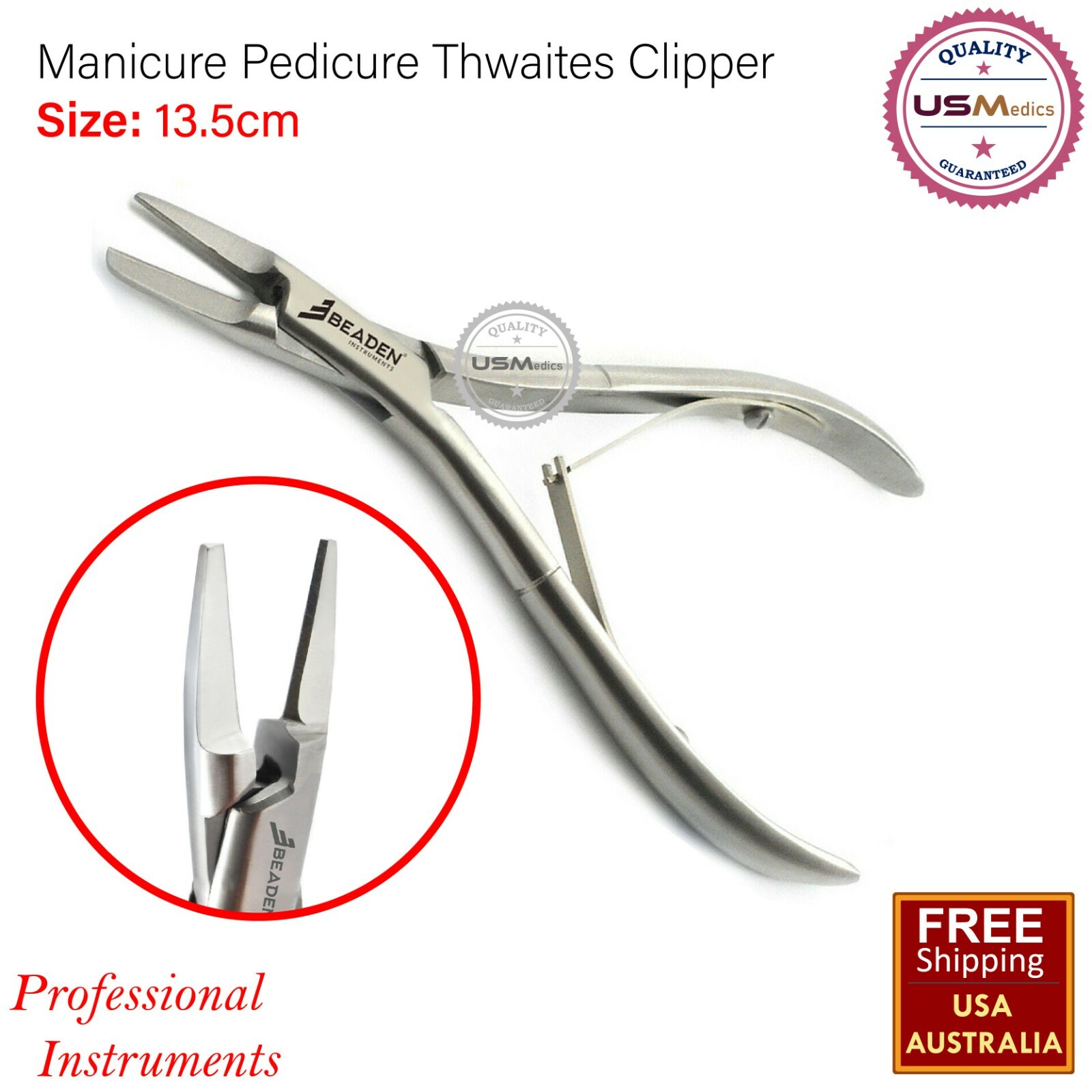 Podiatry Thwaites Toe Nail Splitter English Anvil Pattern Nipper ...