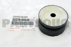 5220860040 Genuine Toyota CUSHION SUB-ASSY, CAB MOUNTING, NO.4 LOWER ...