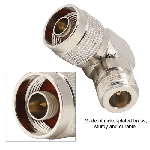 2PCS N Male to N Female Elbow Adapter RF Coaxial Adapter Connector | eBay