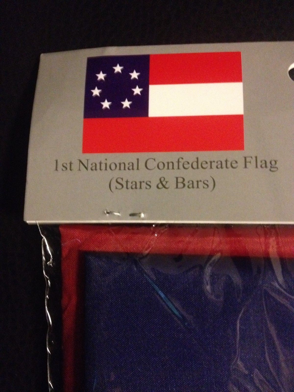 First Historic CSA Flag Stars and Bars Civil War 1st Southern Battle ...