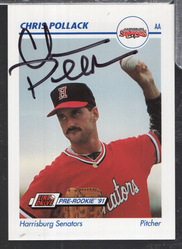 Chris Pollack Senators Autographed 1991 Impel #267 w/COA 011824NPCD62 ...