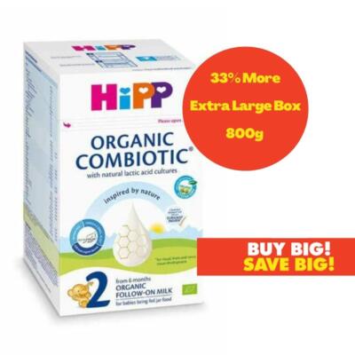 HIPP Stage 2 COMBIOTIC Formula- Hipp 2 - 800g Extra Large Box | eBay