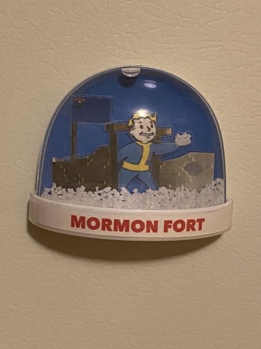 Fallout: New Vegas Snow Globe Fridge Magnet - Mormon Fort | eBay