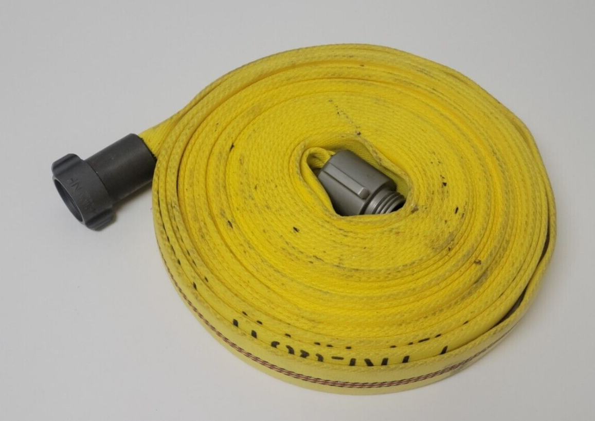 Firequip Flashpoint Wildland Forestry Hose 1" NH/NST Yellow Coated Type ...