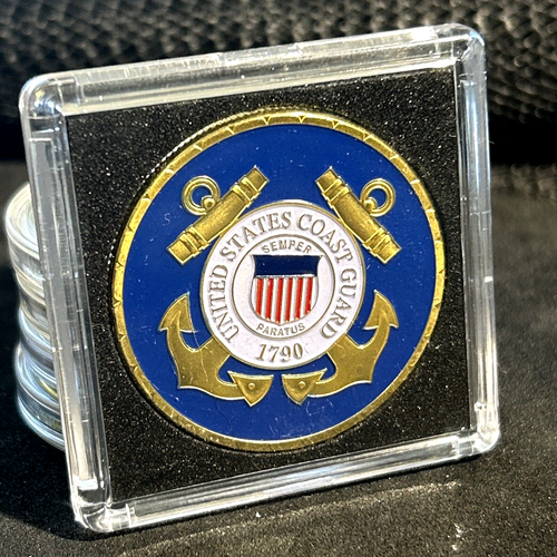 US Coast Guard Intelligence Challenge Coin USCG-with Snap Tight Case | eBay