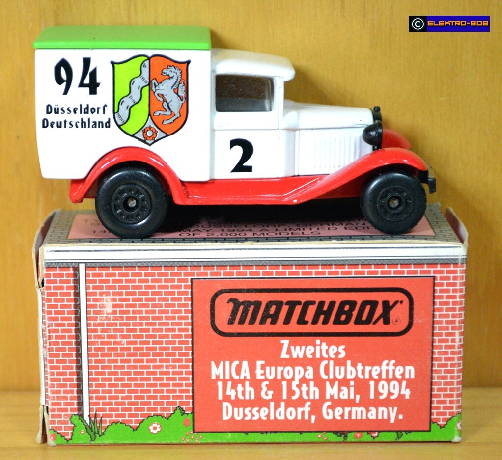 Matchbox Ford Model A MICA Dusseldorf [German Exclusive]- New/Boxed ...