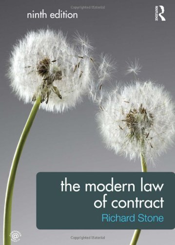 Contract Law Bundle: The Modern Law of Contract By Richard Stone ...