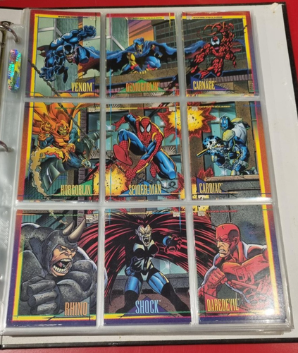 Marvel Universe 1993 Skybox Series 4 scene set 9 cards #55-#63 | eBay