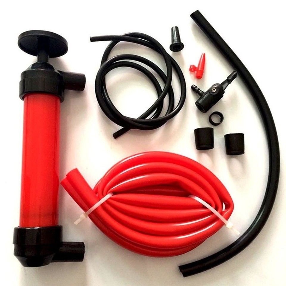 Fuel Transfer Kit Manual Oil Pump PVC Tubing Construction Car Fuel ...