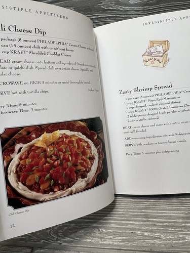 Kraft Philadelphia Classic Recipes Cookbook 2000 Cooking Softcover | eBay