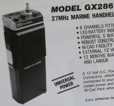 GME ELECTROPHONE GX558A VHF Marine Transceiver Australia for sale ...