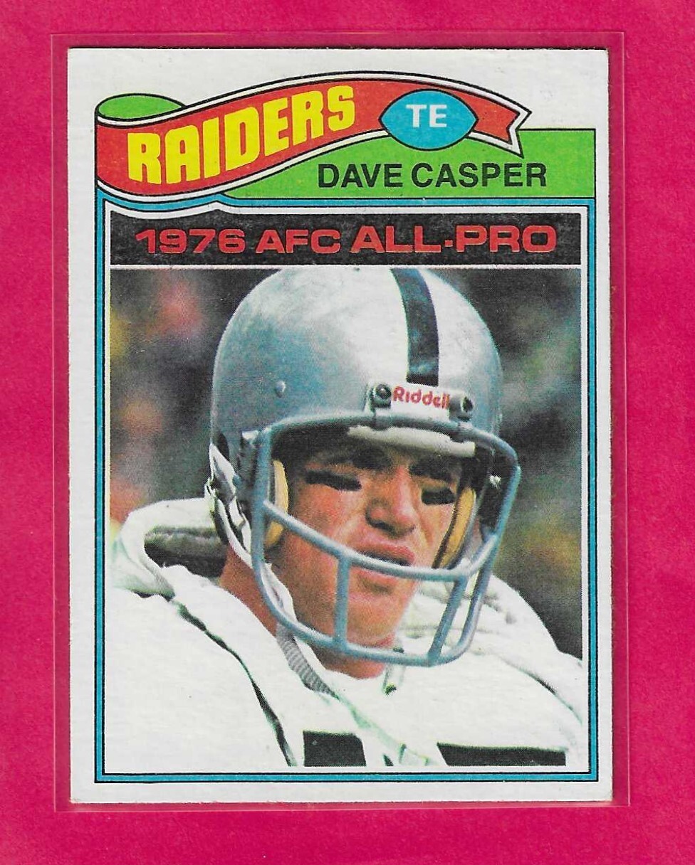 1977 Topps Dave Casper RC #380 EXMT (OC) Oakland Raiders | eBay