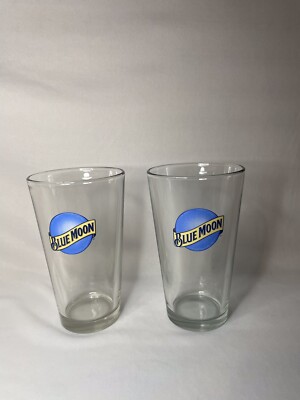 Blue Moon Beer Glasses | eBay