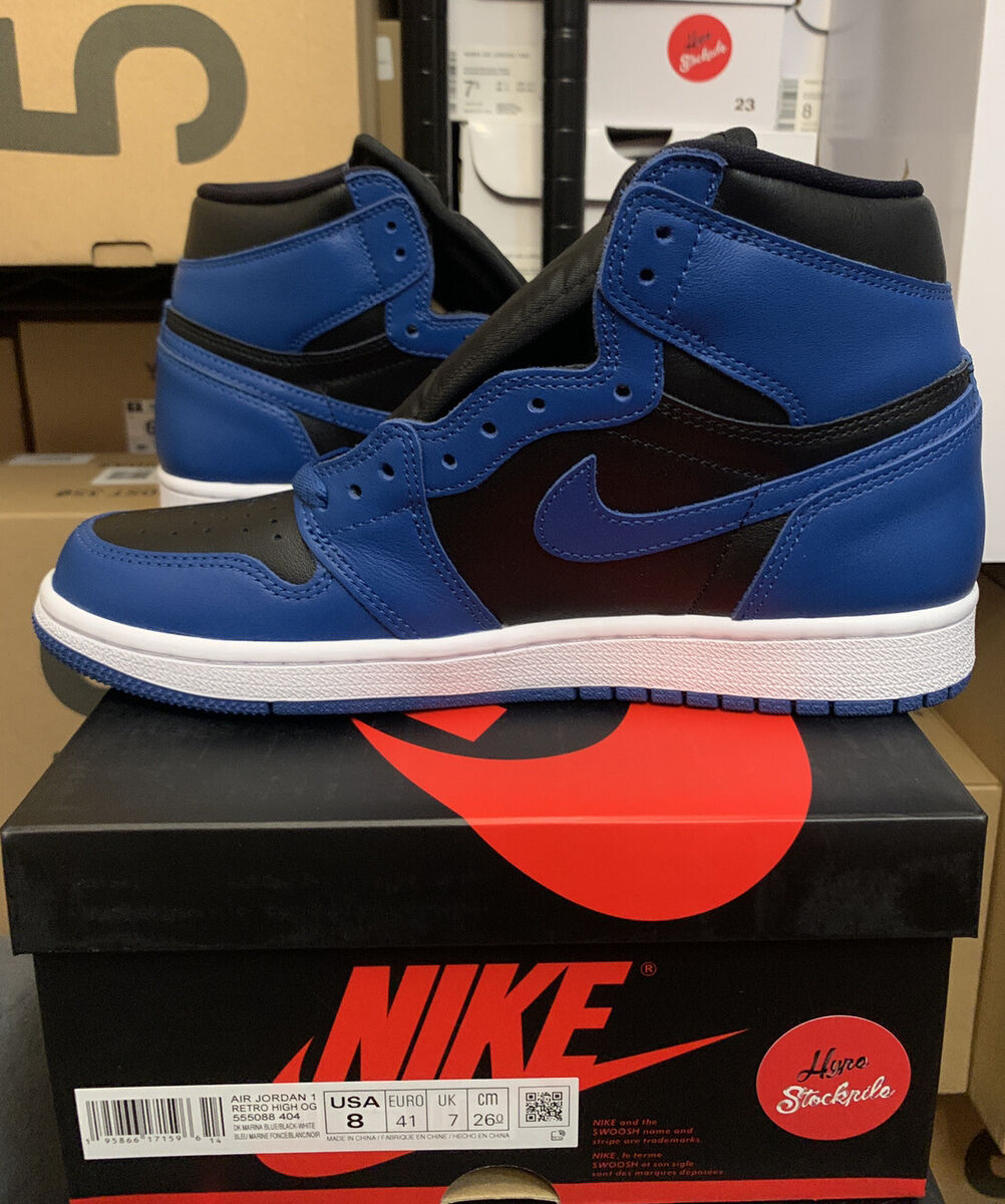 Nike Air Jordan 1 Retro High OG Dark Marina Blue Shoes Nike Air Jordan 1 Retro High OG Dark Marina Blue Shoes