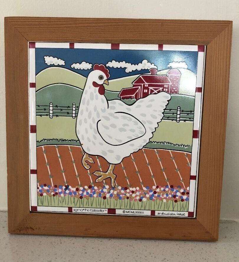 Sigma The Tastesetter By Andrea West 1983 Rooster Wall Decor Framed ...