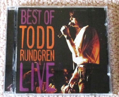 Todd Rundgren – Best Of Todd Rundgren Live CD 2005 Sanctuary VERY GOOD ...