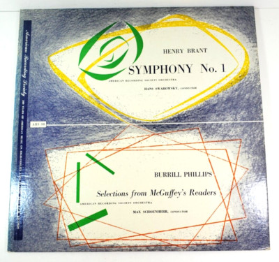 Henry Brant - Symphony No. 1 /Selections From McGuffey's Readers Vinyl ...