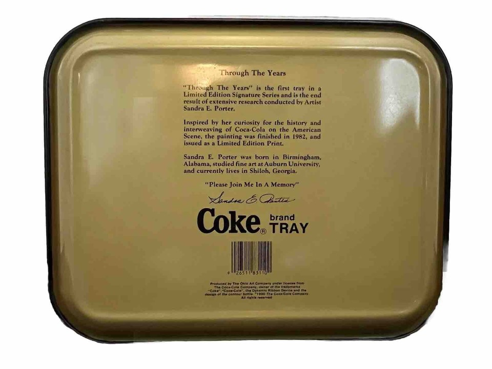 Coca-Cola Through the Years Limited Edition Sandra Porter Issued 1990 ...