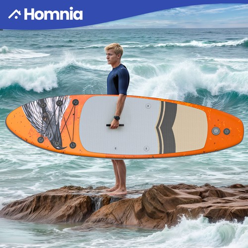 Floating Stand Up Paddleboard FREE PUMP Surfing Board 11' x 2.8' Orange ...