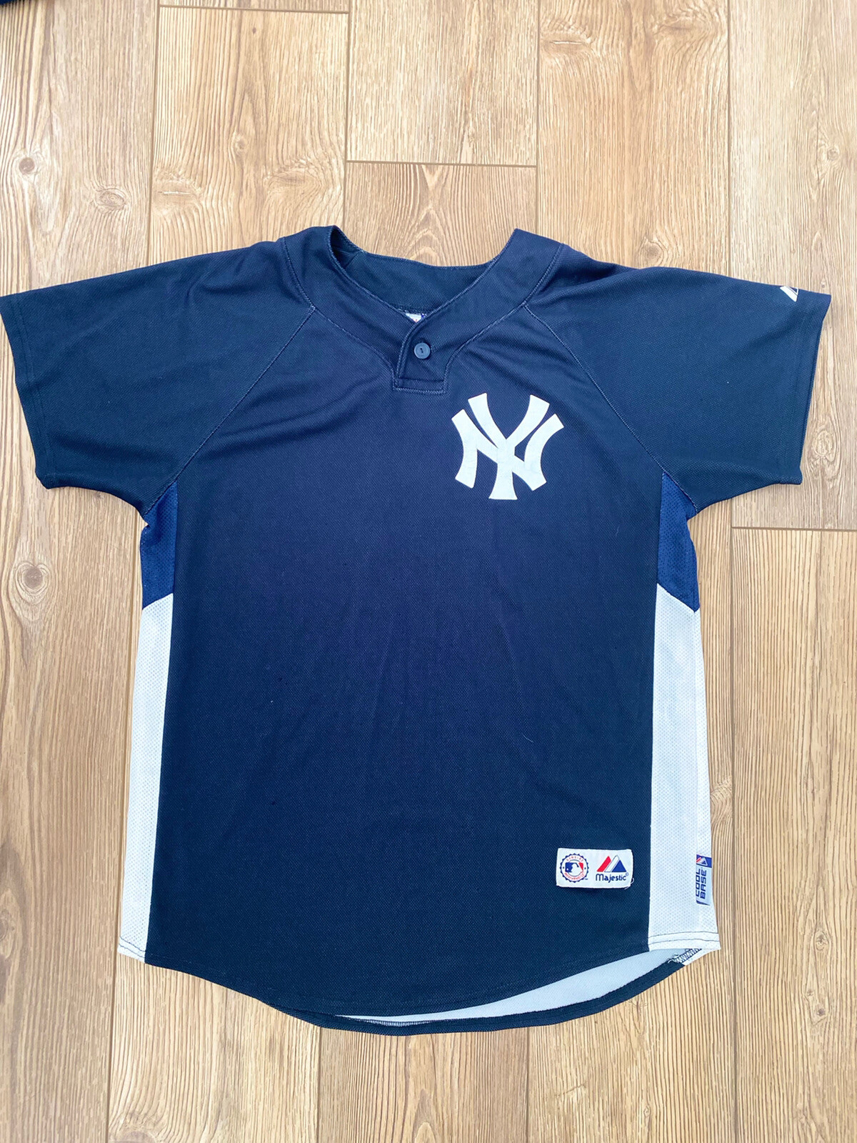 New York Yankees vintage Majestic batting practice jersey Large, Derek ...
