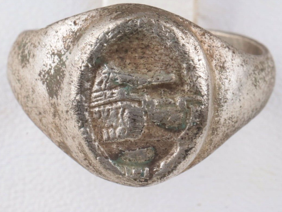 German tank commander's ring WW2 Panzer IV Badge WWII Signet Wehrmacht ...