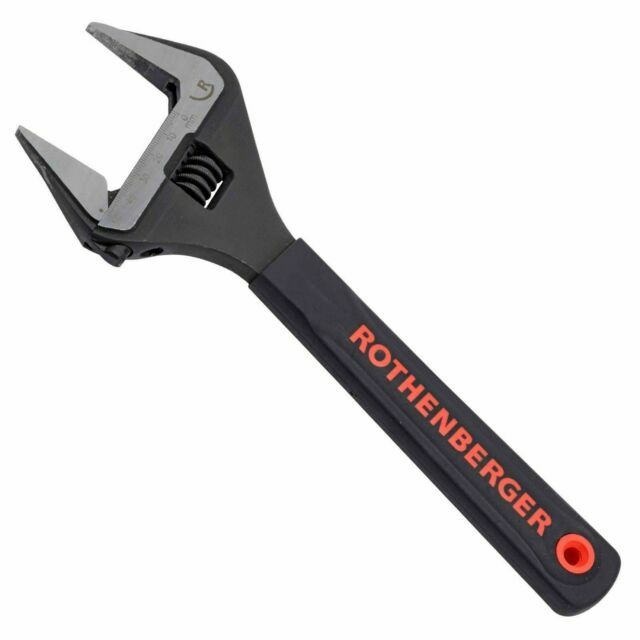 Rothenberger 8 inch Adjustable Wrench & Jaw Protectors - 70460 for sale ...