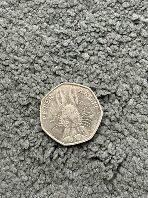 Beatrix Potter Peter Rabbit 50p Coin 2016 very RARE! | eBay UK