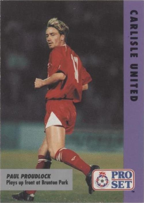 1991-92 Pro Set English League Fixtures - Paul Proudlock #76 for sale ...