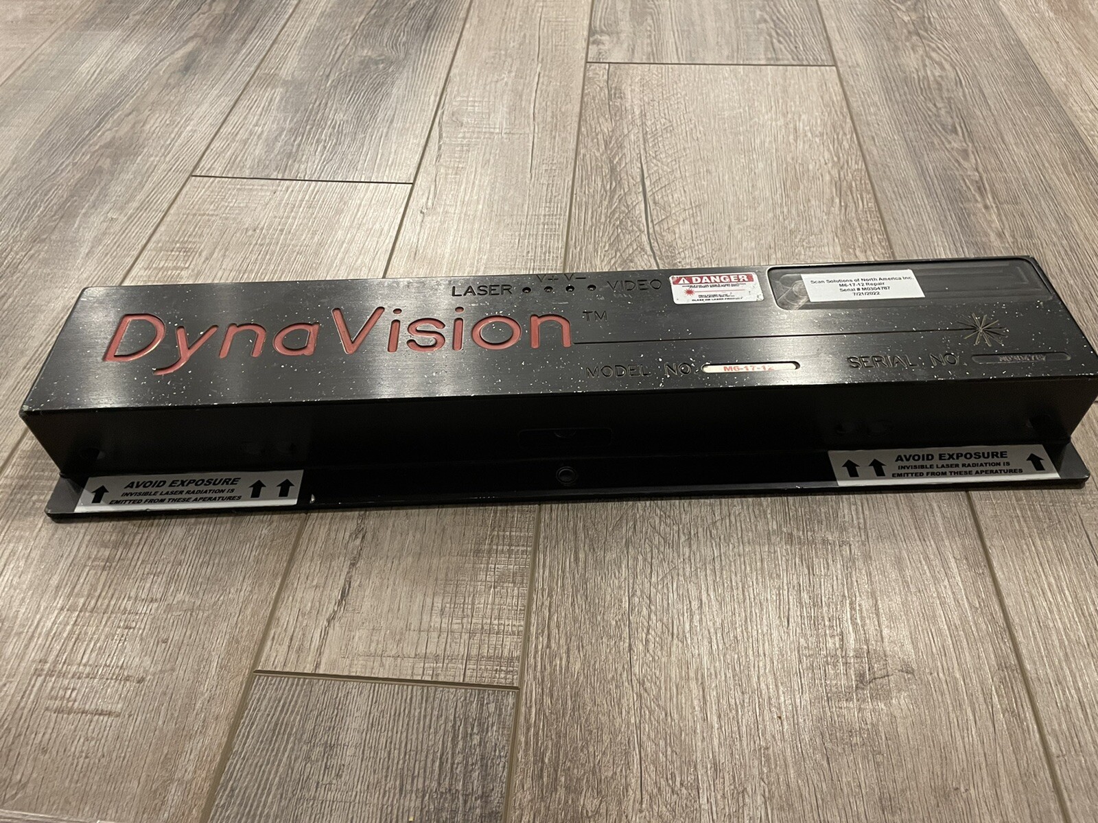 Dynamic Systems Group DynaVision Class IIIB Laser Product Model M6-17 ...
