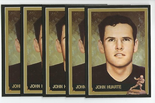 JOHN HUARTE 5 card LOT 1991 Heisman cards #30 Notre Dame Irish Football ...