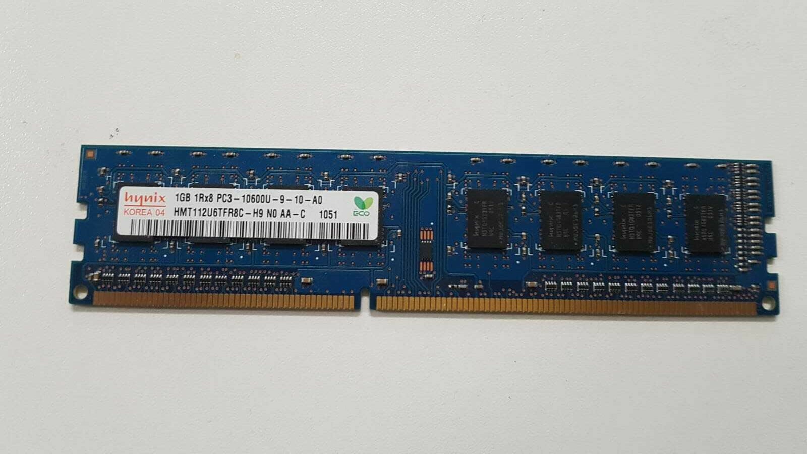 4GB RAM (4X1GB RAM) 1Rx8 PC3-10600U-9-10-a0 DDR3 Memory Samsung ...