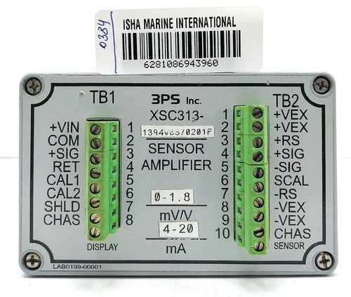 3PS Inc LAB0199-00001 Sensor Amplifier 0384 6281086943960| eBay