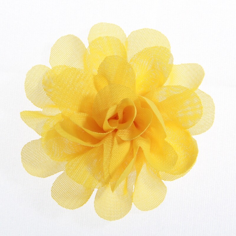 30PCS 5CM 2" Chic Crochet Chiffon Flowers For Headband Fabric Flowers ...