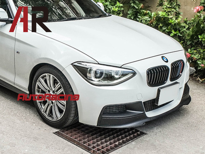 P Style Carbon Fiber Front Bumper Lip For 12-14 BMW F20 116i 118i w/ M ...