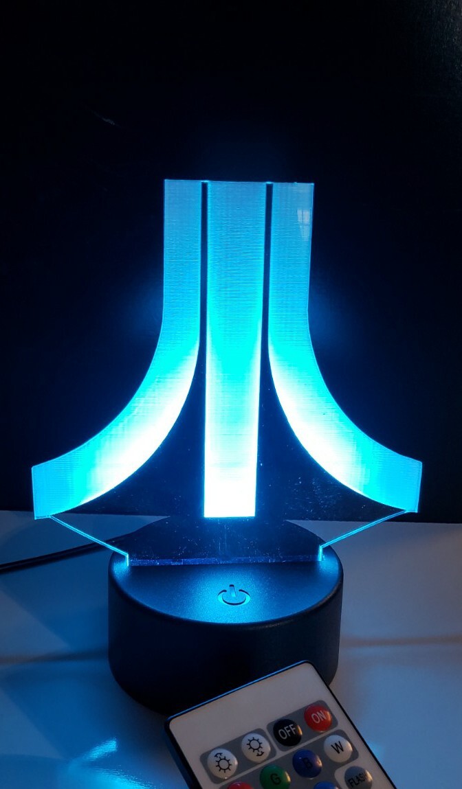 Atari fuji led lamp displays 8 different colors (show it off) | eBay