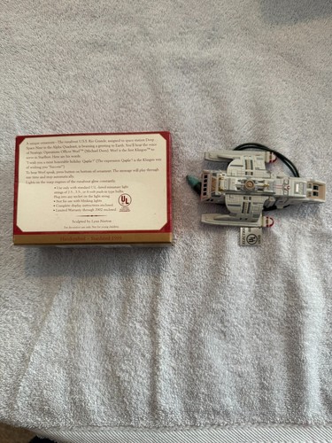 1999 Star Trek Deep Space Nine Runabout USS Rio Grande Features Worf's ...