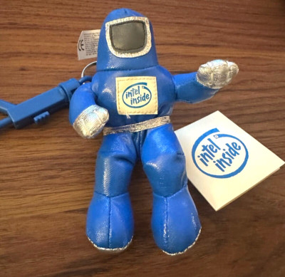Pentium Intel The Bunny People Plush Beanie Spaceman Tech Blue ...