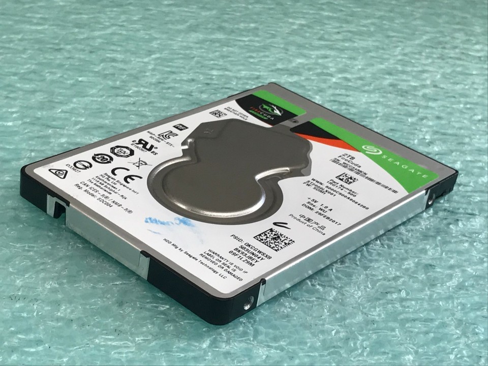 Seagate FireCuda ST2000LX0014 2TB 5400RPM 2.5" SATA SSHD Hybrid Hard ...