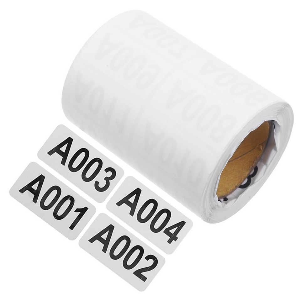 1 Roll Inventory Stickers Inventory Organizer Number Stickers Adhesive ...