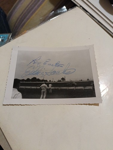 Race Drivers Eddie Sachs & Rex Easton Signed Photo | eBay