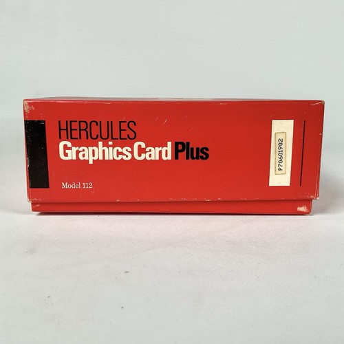 Hercules Graphics Card Plus Model 112 RamFont Vintage Computing | eBay