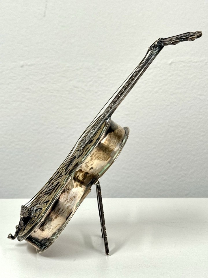 Sterling Silver 925 Guitar Jewish Israel Jerusalem Hebrew by Netafim ...
