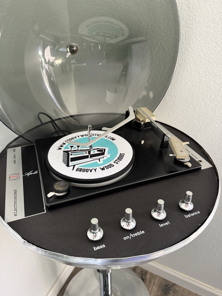 1970 Electrohome Apollo 860 Vintage Dome Record Player with Stand | eBay