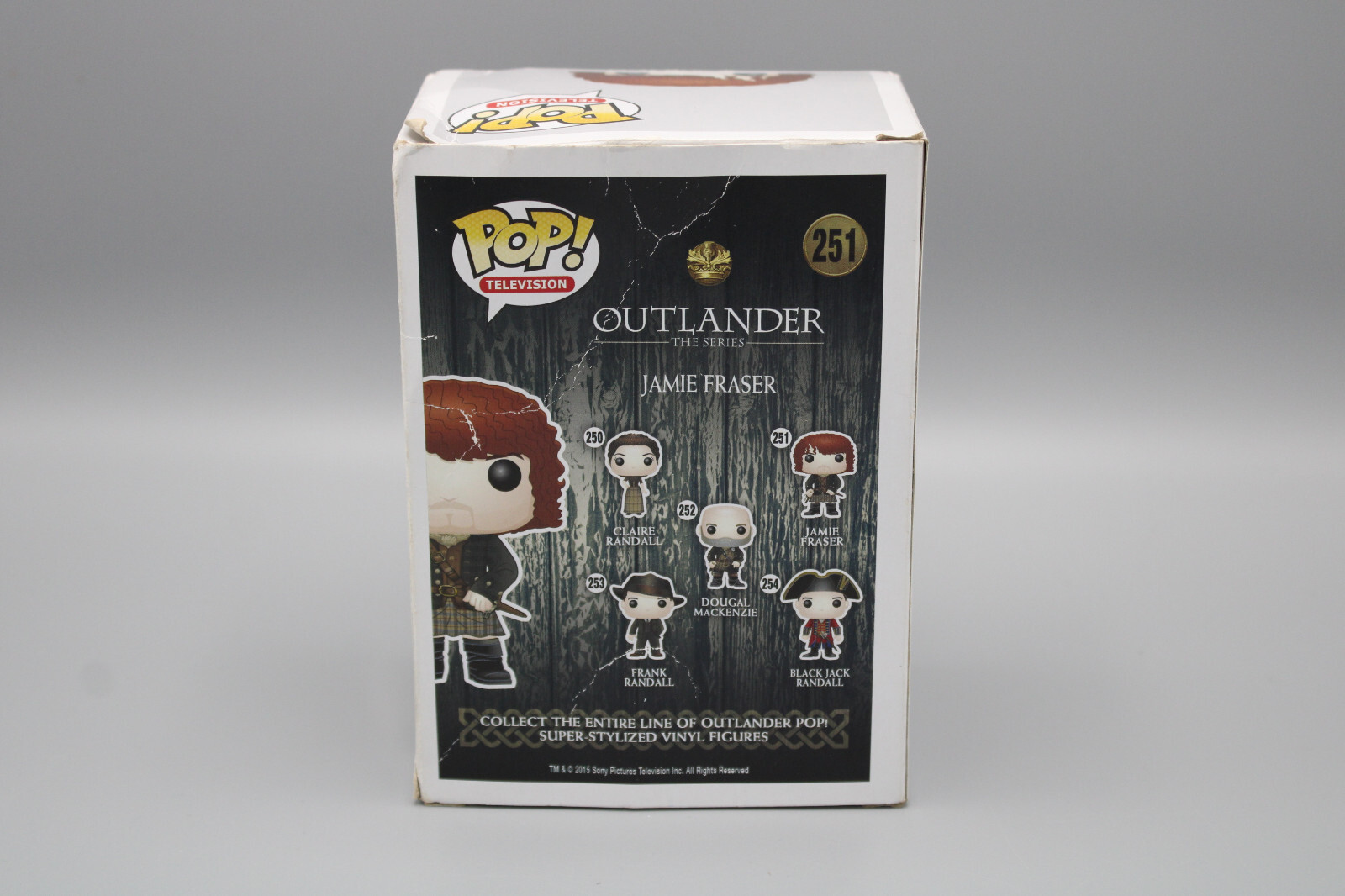 Funko Pop Television #251 Outlander Jamie Fraser Vinyl Figure MIB Worn ...