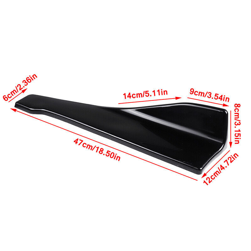 For Vw Beetle R-line Front Bumper Lip Spoiler Side Skirts Rear Lip ...