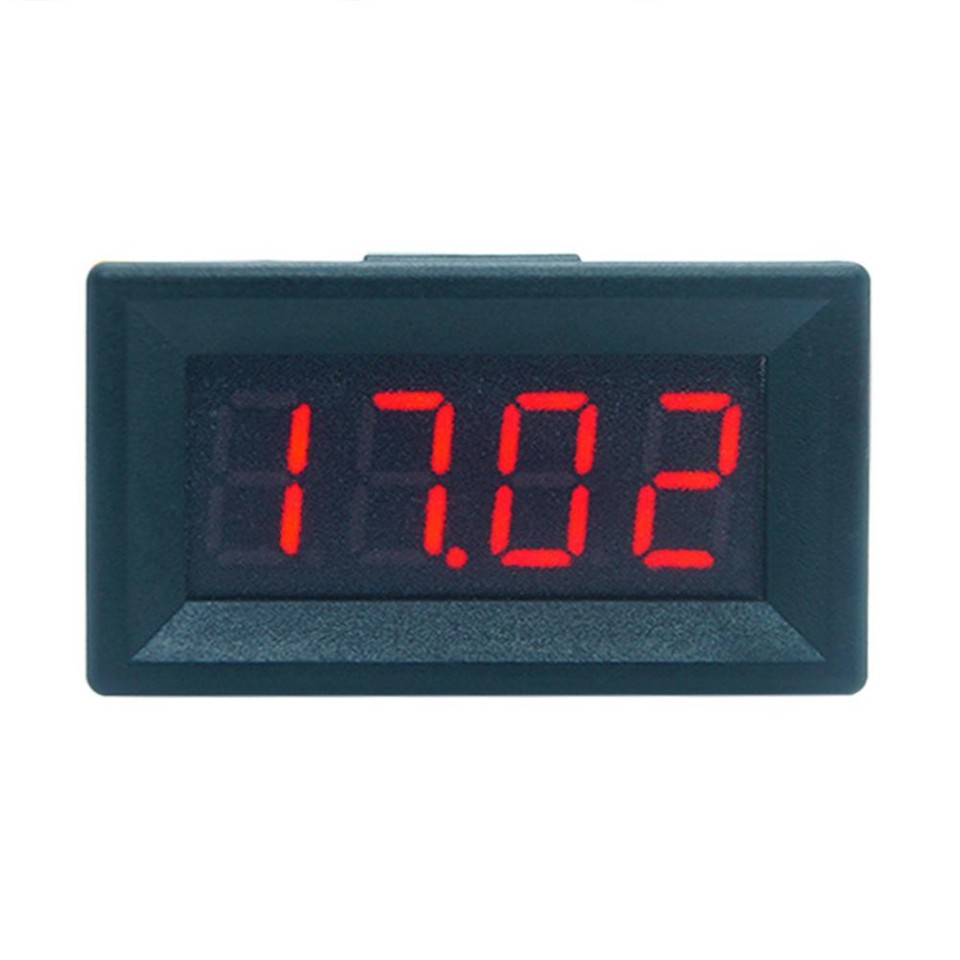 Mini Digital LED Display 4 Bits 0-100V Voltmeter Panel Volt Voltage ...