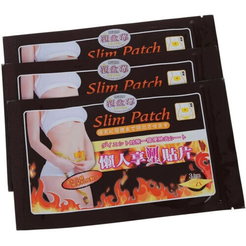 10/100PCS SLIM PATCHES BODY SLIM BURN FAT BELLY DETOX WEIGHT LOSS DIET ...